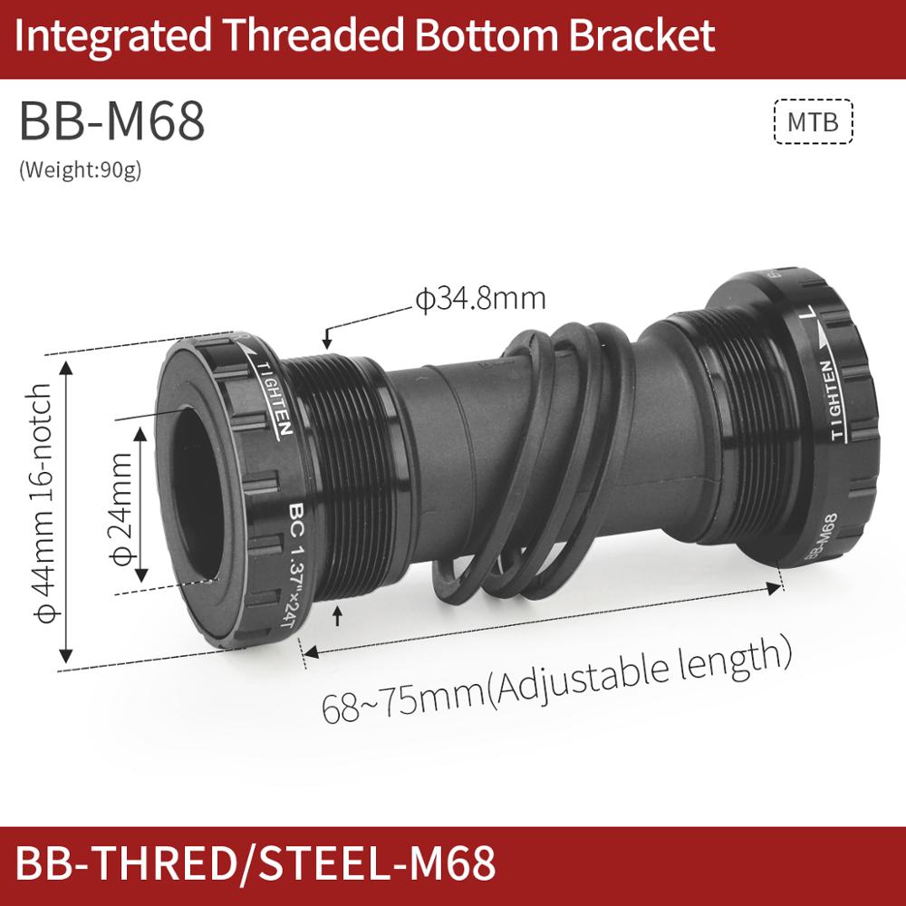 JSHOU BIKE Bicycle BSA Thread Bottom Bracket BB Ax... – Grandado