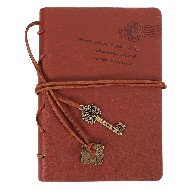 1pc Vintage Leather Diary Book Planning Writing No... – Grandado