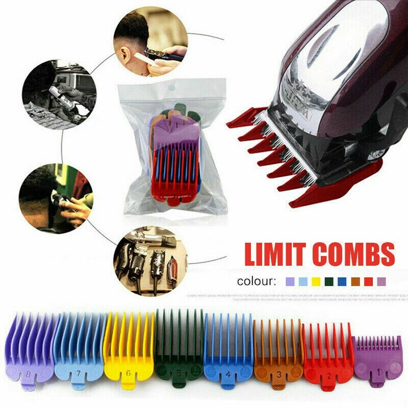 AD-8 Pcs Universal Hair Clipper Limit Comb Guide S... – Grandado