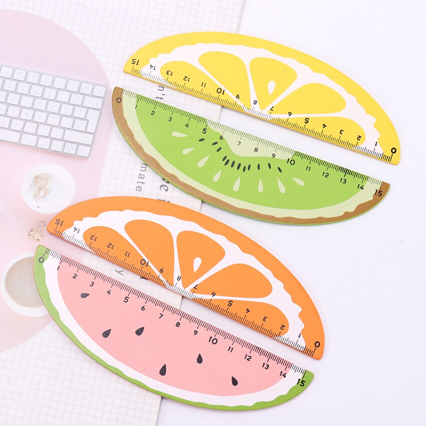 Regla recta creativa de dibujos animados, 15cm, pa... – Grandado