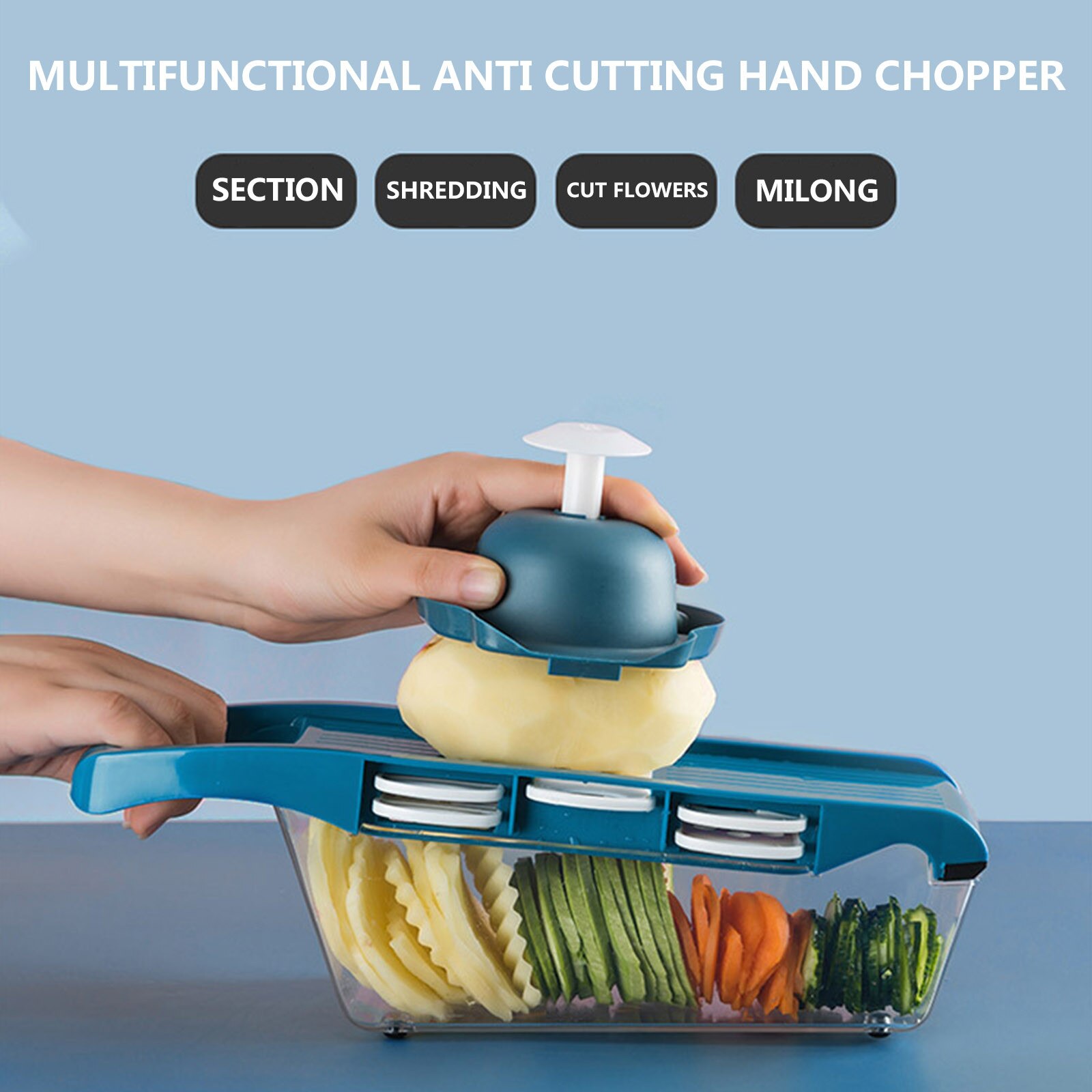 40# Kitchen Chopper Grater For Vegetables Multifun... – Grandado