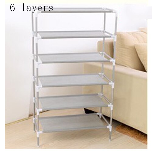 3/4/5/6 Layers Multi-functional Shoe Rack Bedroom ... – Grandado