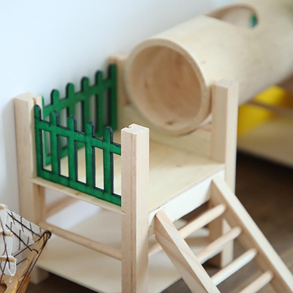 Wooden Luxury Castle For Pet Hamster Maze Pet Supp... – Grandado
