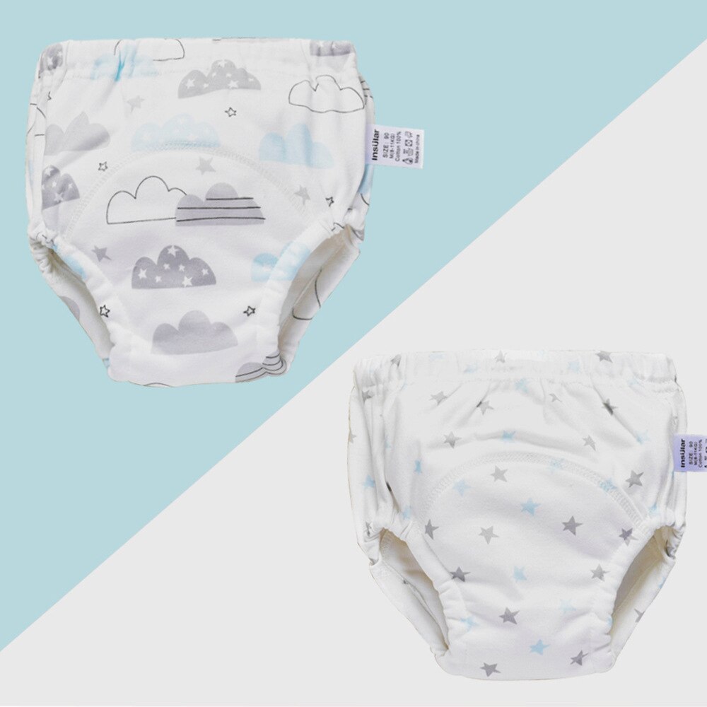 2-pack Baby Diaper Pants 6-layer Waterproof Cotton... – Grandado