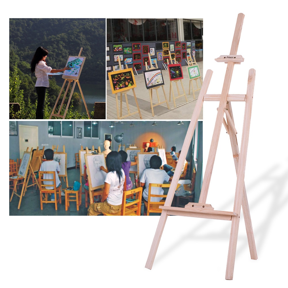 Aibecy Durable Art Artist Wood Wooden Easel Sketch... – Grandado