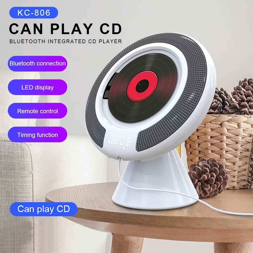 KC-806 Portable CD Player With Bluetooth Wall Moun... – Grandado