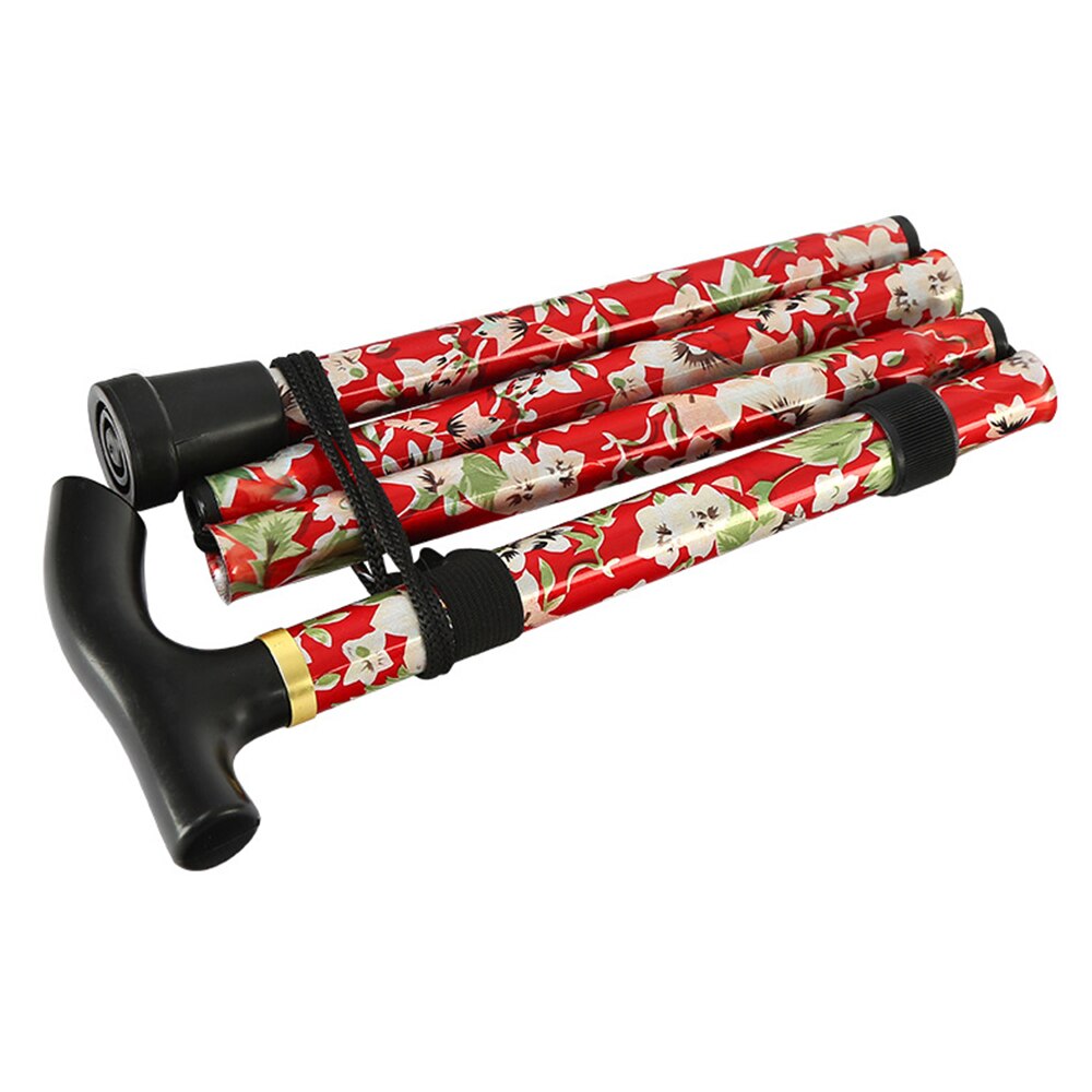 92cm Aluminum Alloy Five-section Folding Cane T Ha... – Grandado