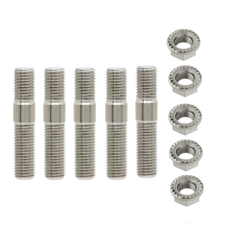 2/3/4/5/6/8/12 piece 10mm Exhaust Studs Bolts &... – Grandado