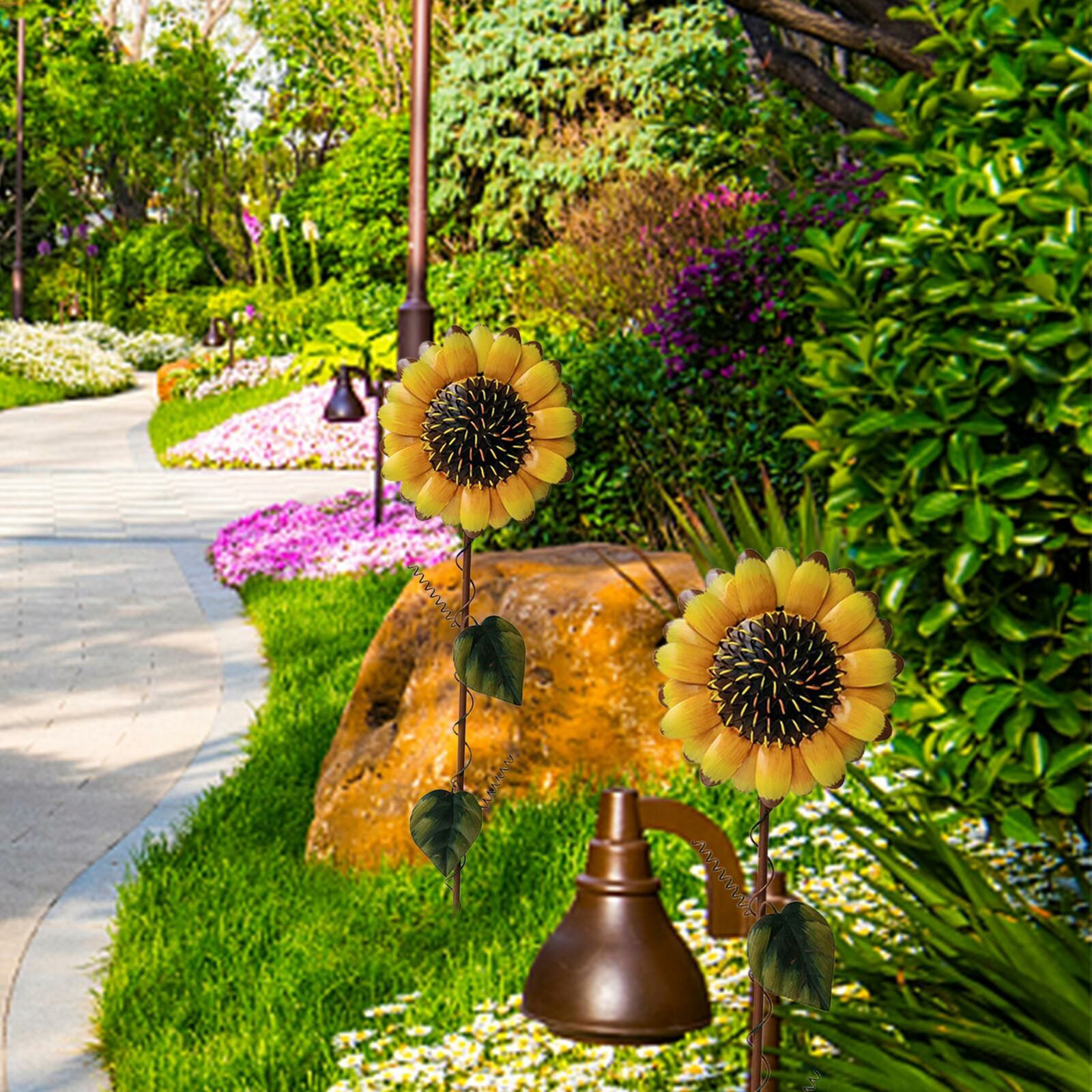 Metal Garden Iron Yard Stake Outdoor Stake Large G... – Grandado