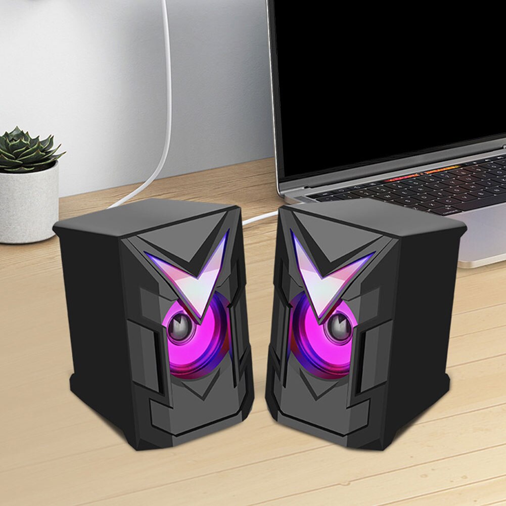 Mini haut-parleur stéréo avec câble USB, boîtier d... – Grandado