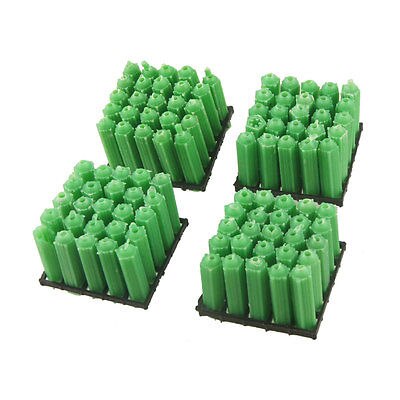 100pcs 7mm x 27mm Green Plastic Fixing Wall Plugs ... – Vicedeal