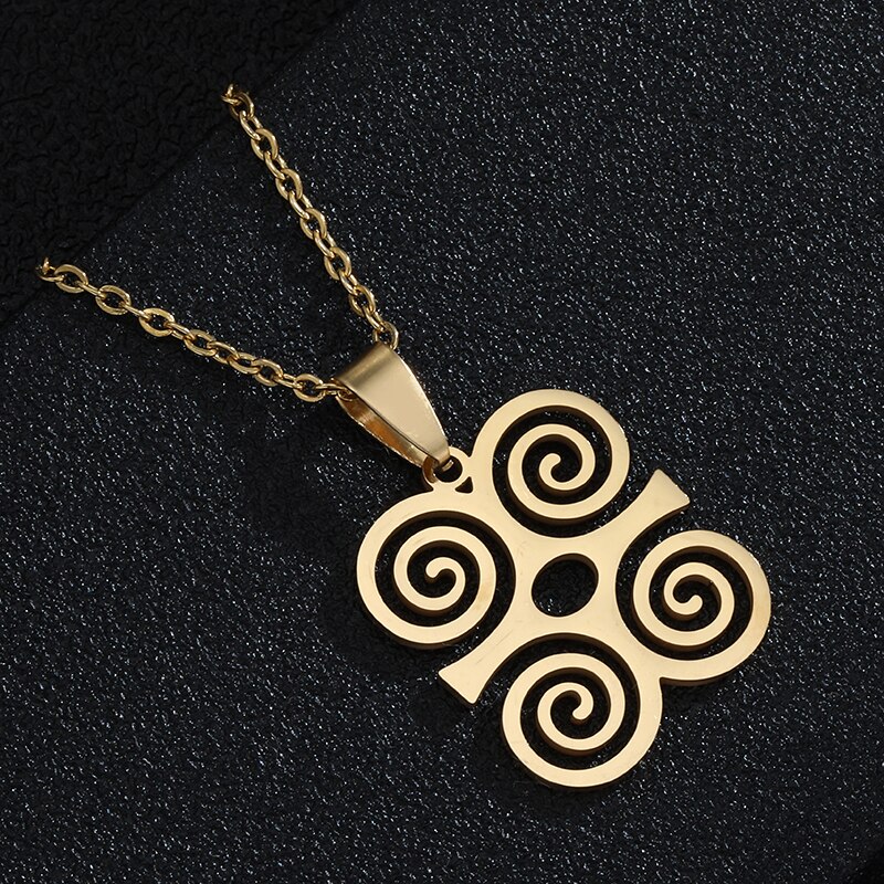 Africa Symbol Pendant Necklaces Stainless steel af... – Grandado