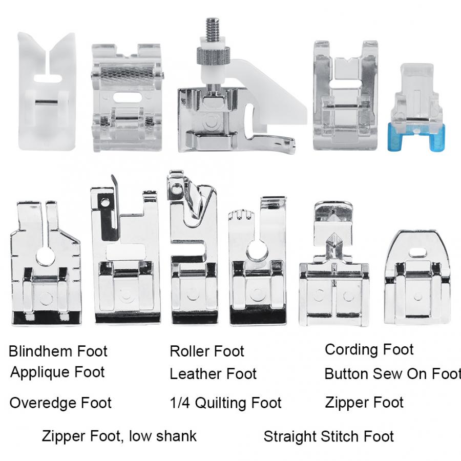 11pcs/set Sewing Machine Presser Foot Press Feet U... – Grandado