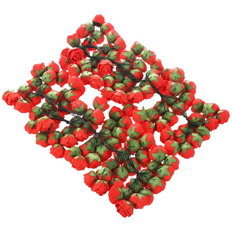 144pcs 2CM PE Rose Foam Mini Flower Bouquet Solid ... – Grandado
