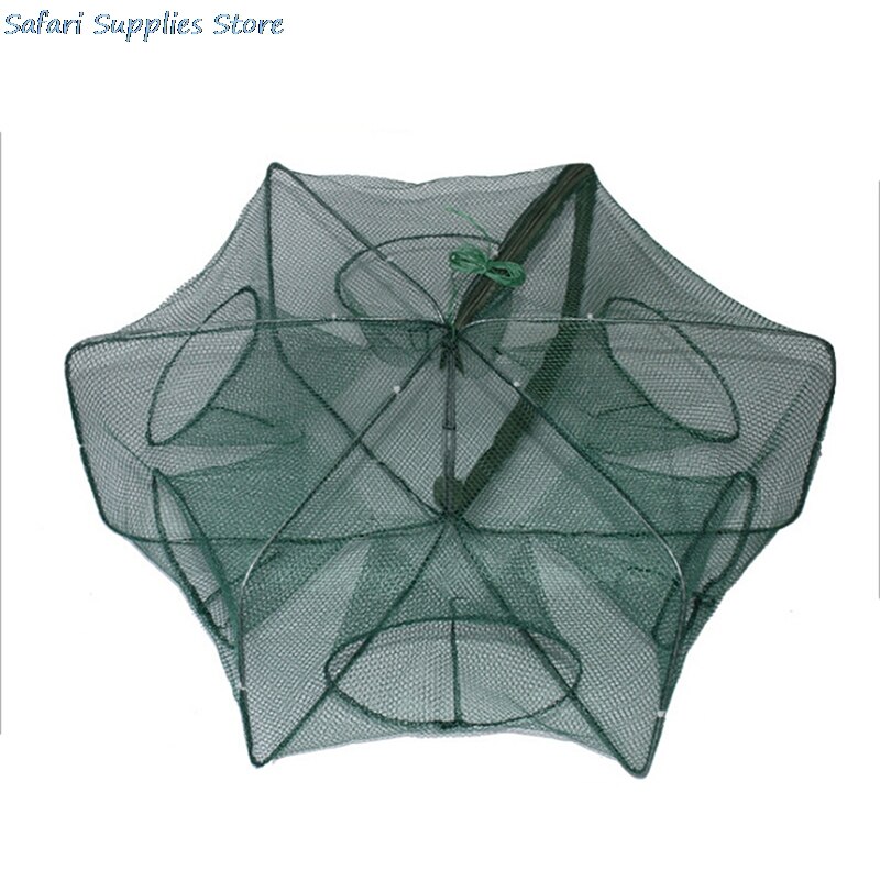 Portable 6 Holes Folded Hexagon Fishing Net Networ... – Grandado