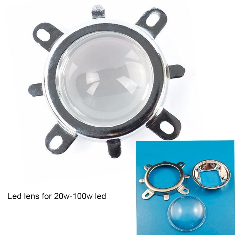 1set LED Lens Optische Glas 44mm 60 tot 120 graden... – Grandado