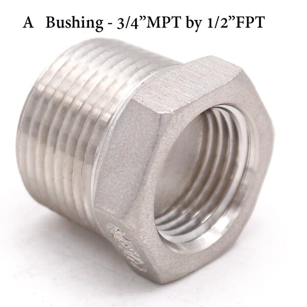 Homebrew Bier NPT Reducer Bus 304 Roestvrij Staal ... – Vicedeal