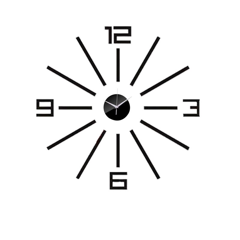 10sets 3D DIYWall Clock Sticker Modern Mute Quartz... – Vicedeal
