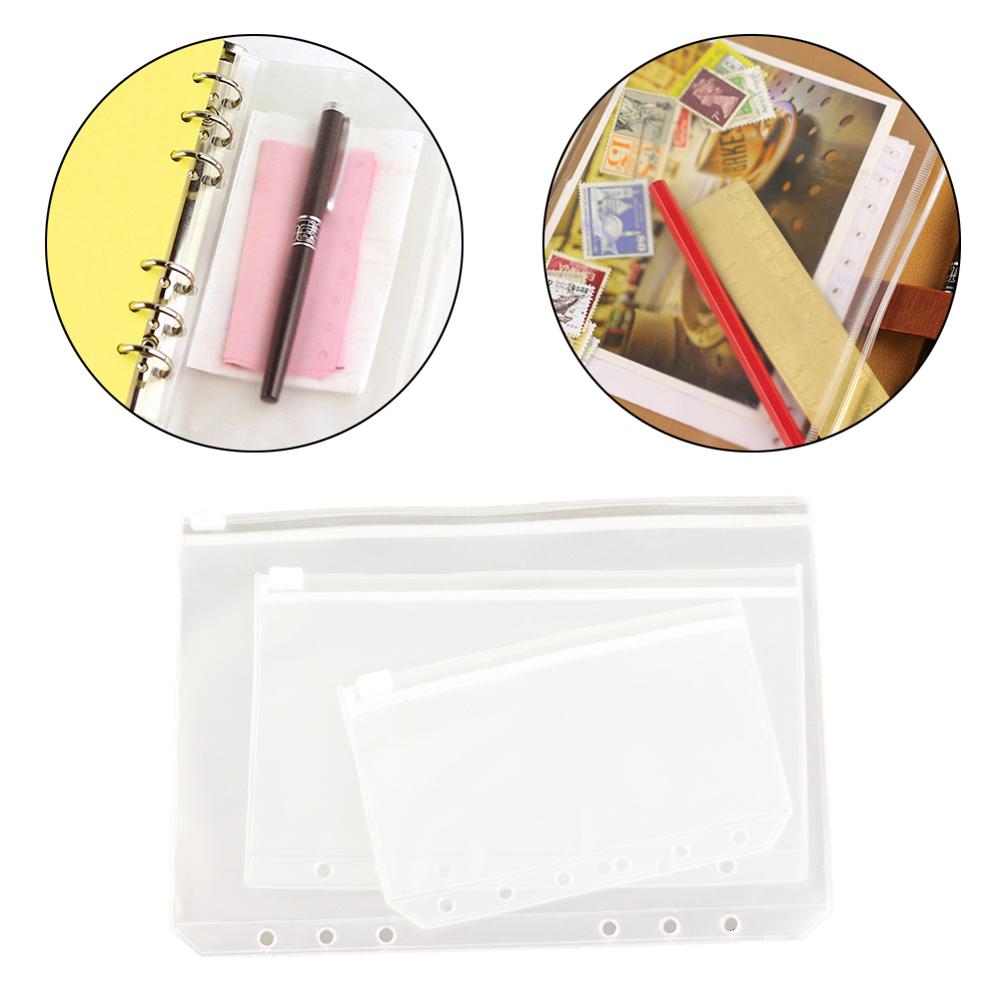 A5/A6/A7 Pvc 6 Gaten Plastic Zip Lock Insert Refil... – Vicedeal