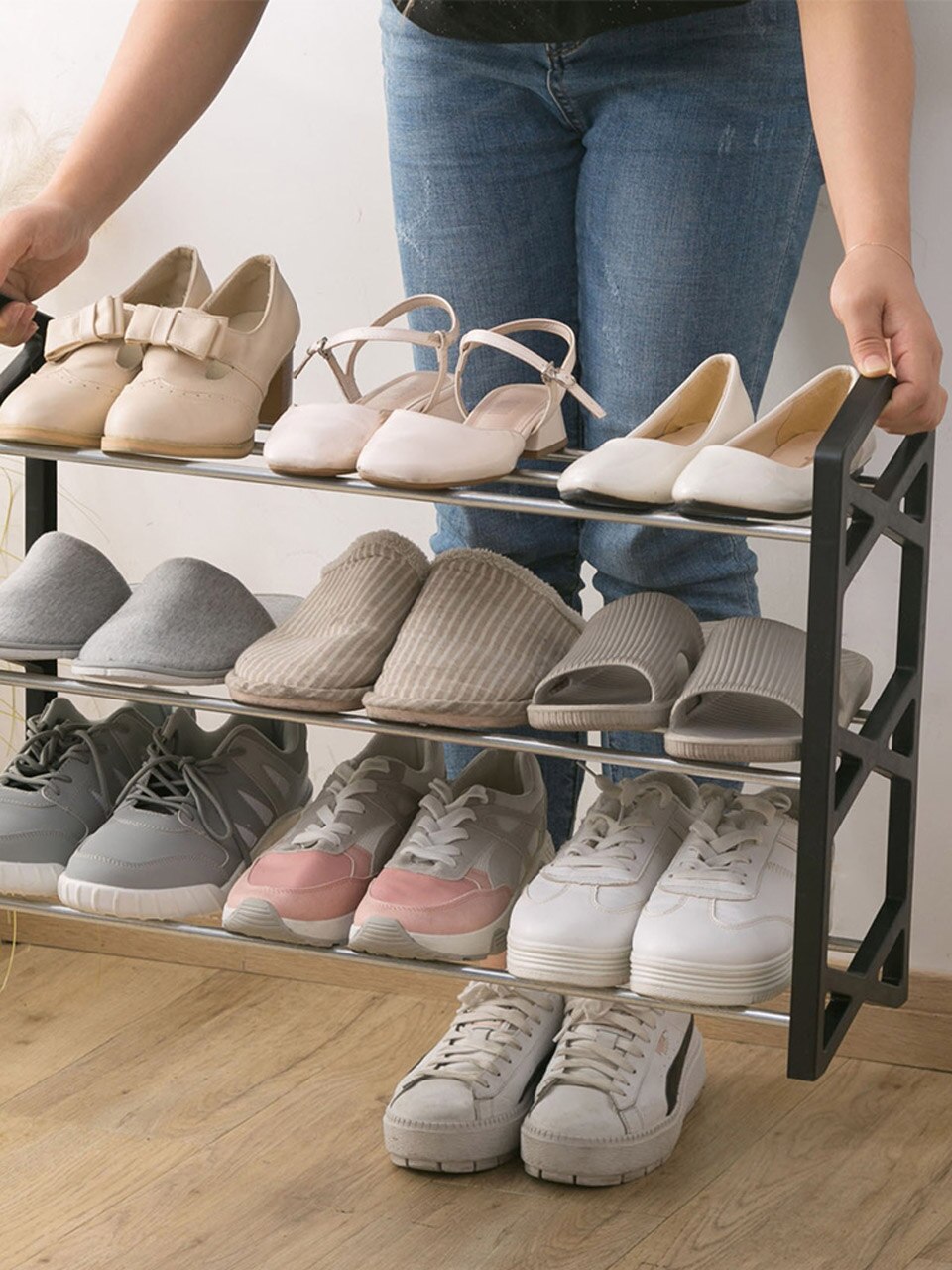 Multi-Layer Assembly Simple Shoe Rack Household Mu... – Grandado