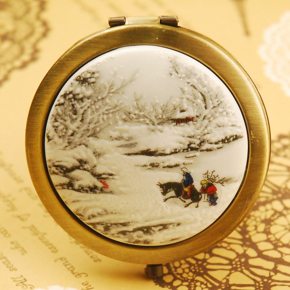 Handmade Delicate ceramics mirror boxes Girl's Sen... – Grandado