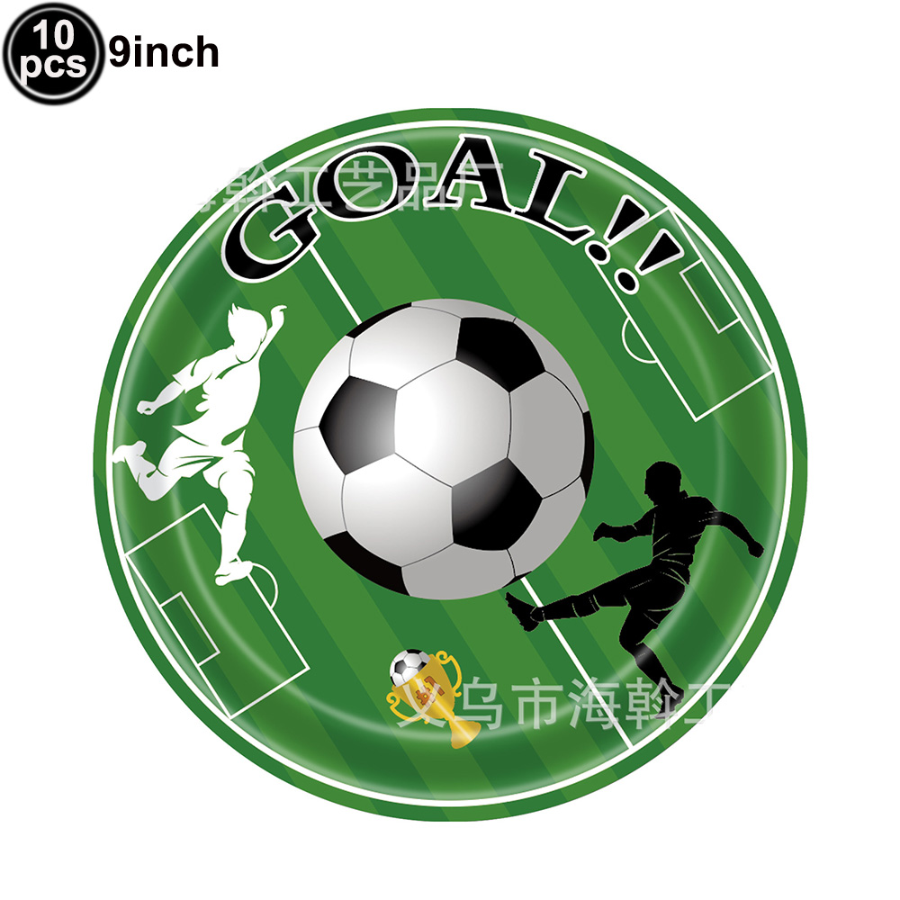 Soccer Party Supplies Soccer Theme Tableware Dinne... – Grandado