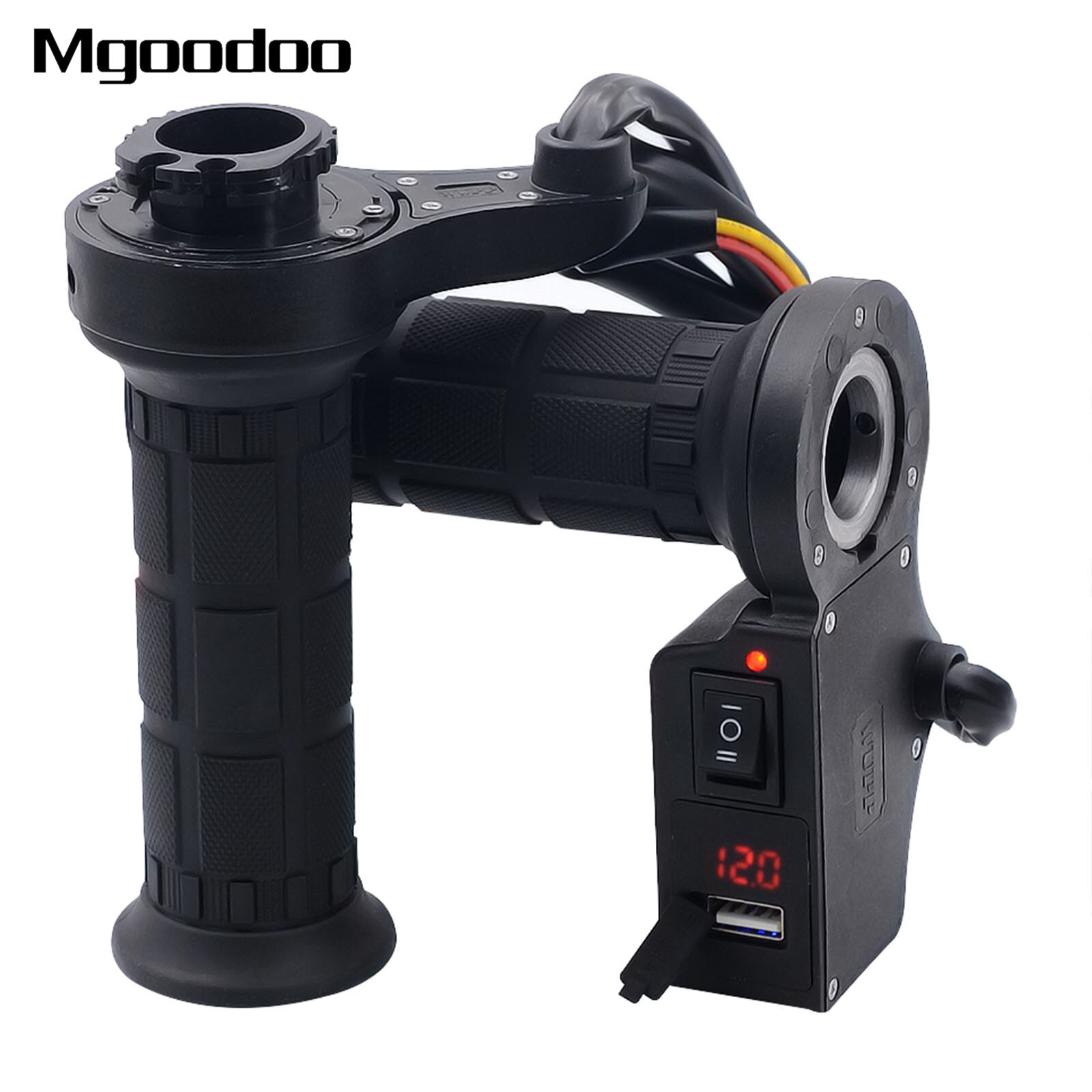 3 In 1 Motorfiets Stuur Elektrische Verwarmde Grip... – Grandado