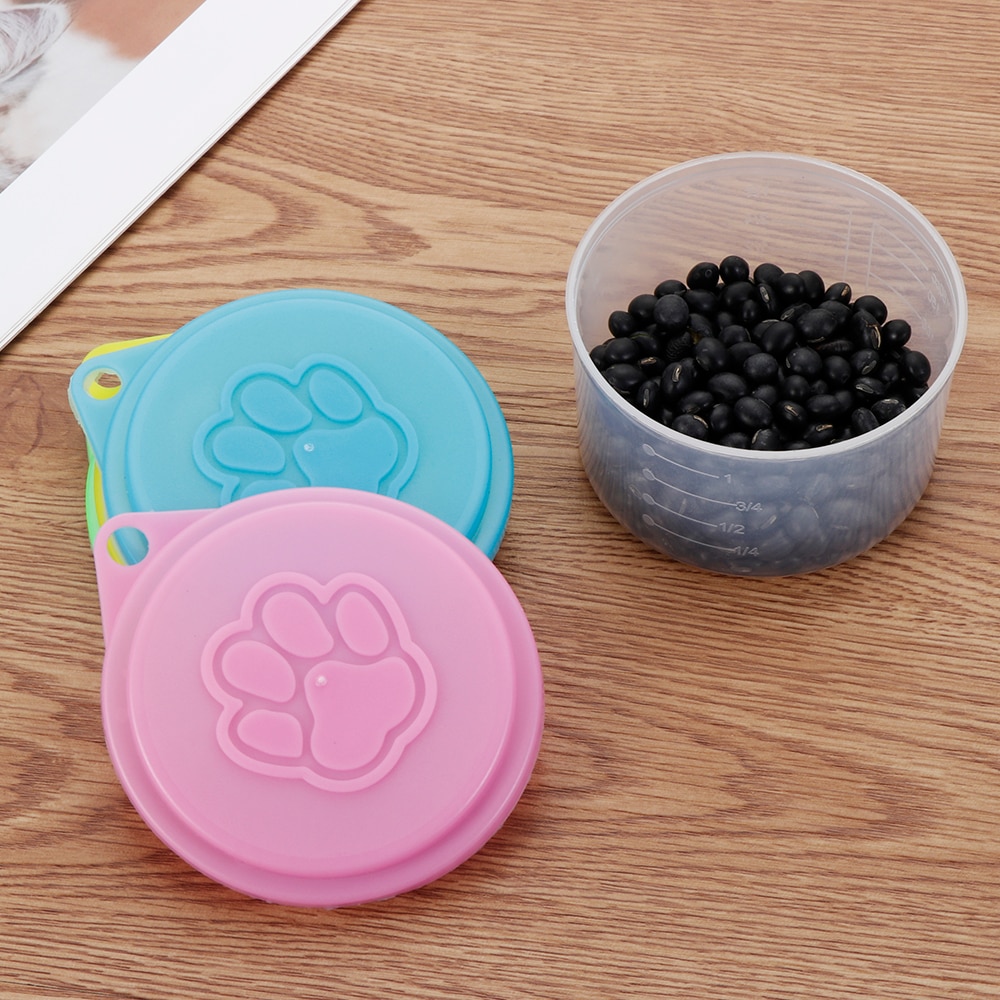 1/3pcs Pet Food Tin Cover Dog Cat Bowl Plastic Lid... – Grandado