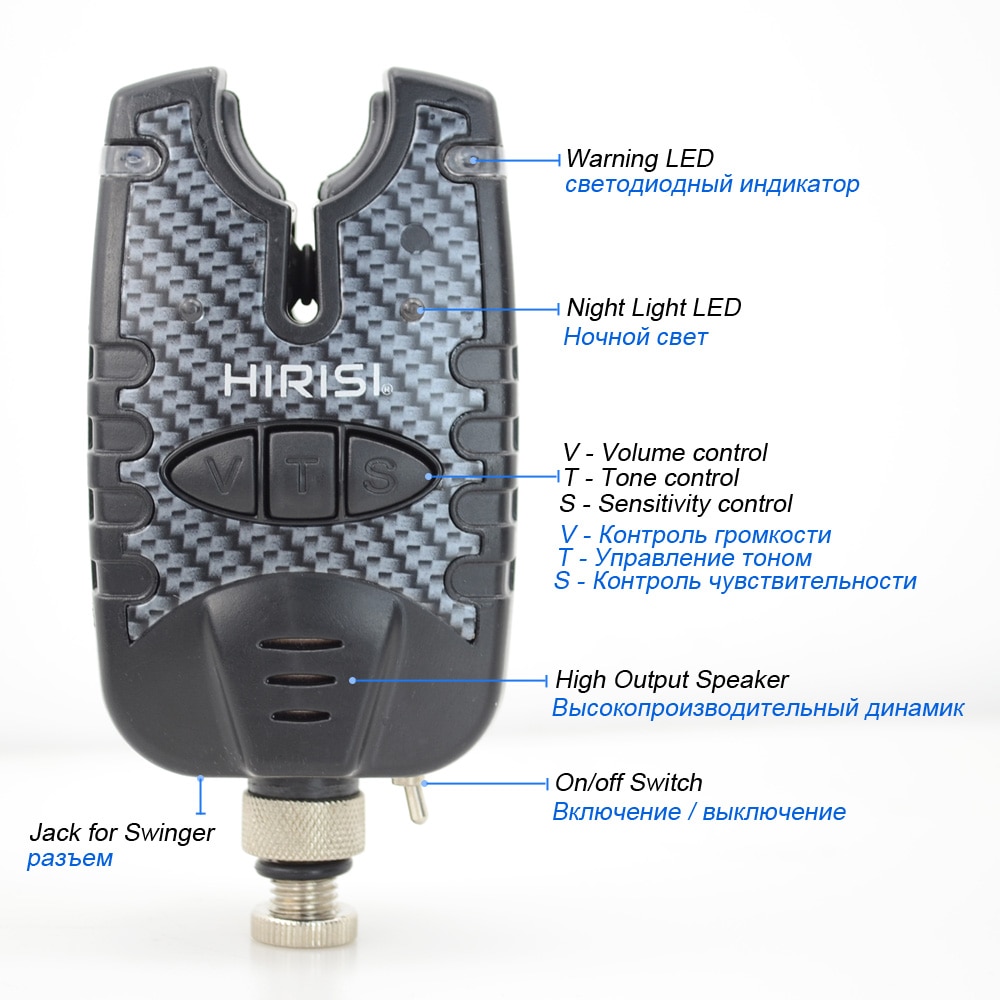 2x Carp Fishing Bite Alarm Indicator with Quick Ch... – Grandado