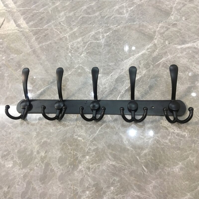 5 Hooks Stainless Steel Wall-mounted Bathroom Hook... – Grandado