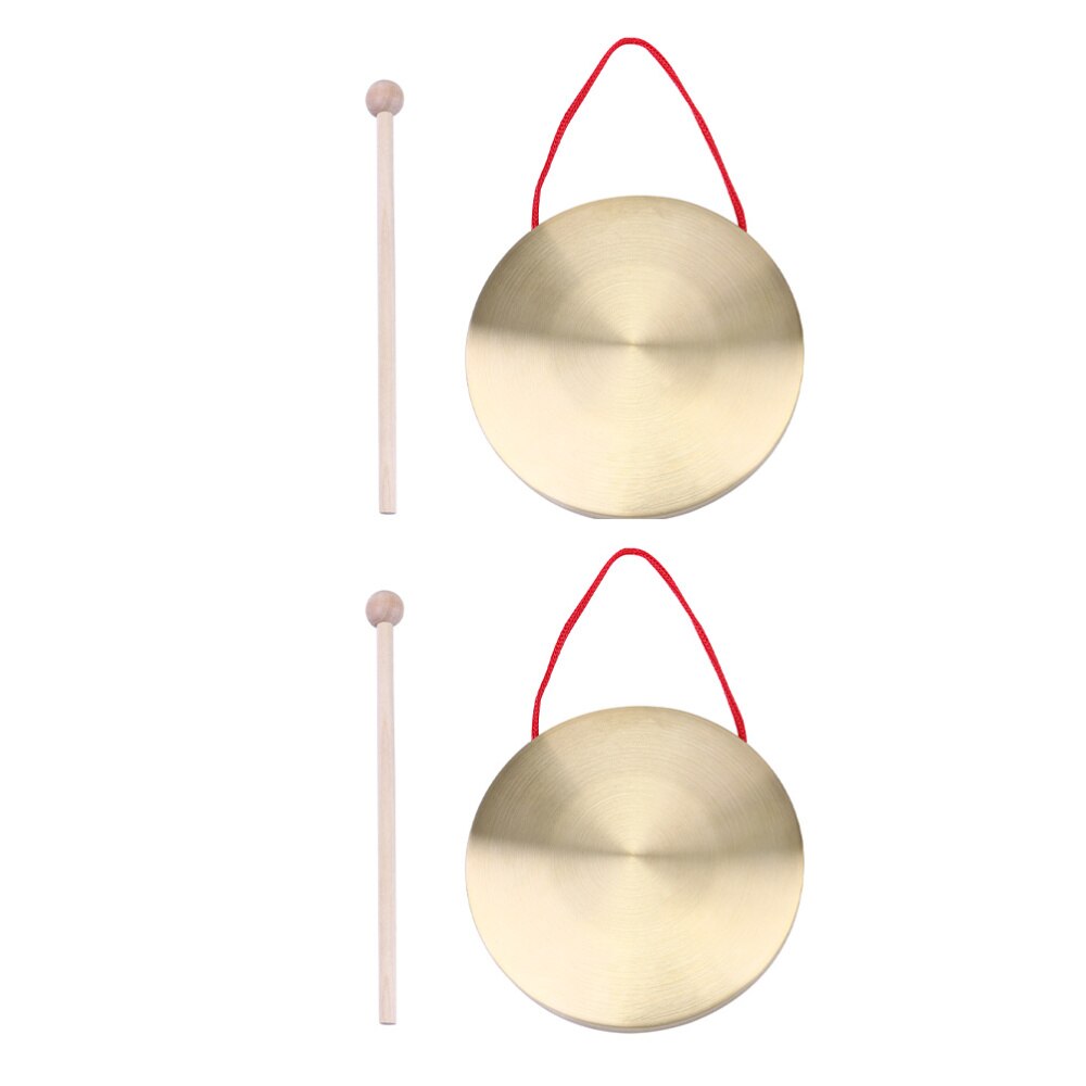 2 Sets Traditional Percussion Instrument Chinese G... – Grandado