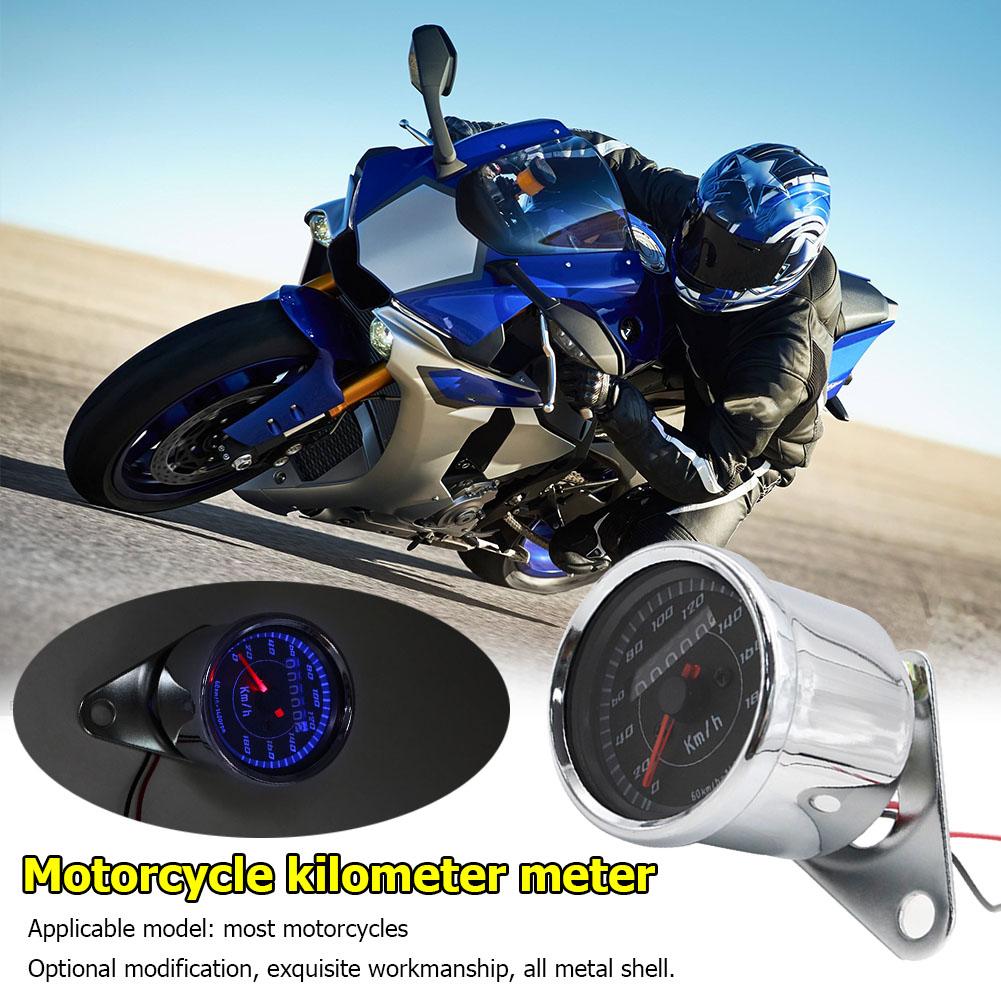 Universal Motorcycle Speedometer LED Classic Delic... – Grandado