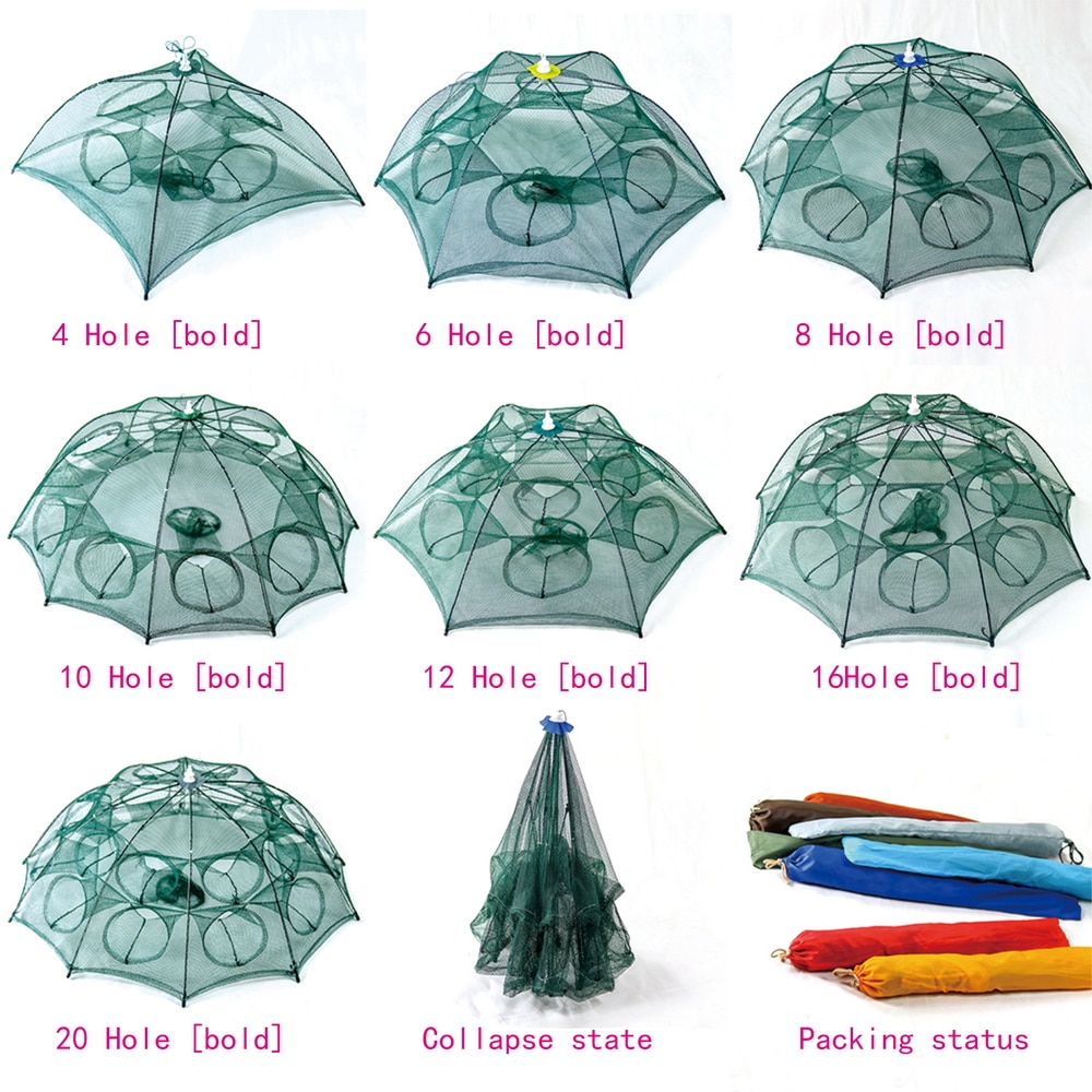 Newest Fish trap 4/6/6/12/10/16/20 Holes Automatic... – Vicedeal