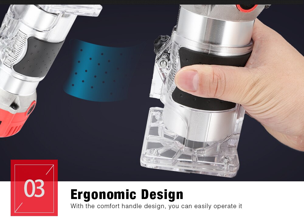 800W 30000Rpm Houtbewerking Elektrische Trimmer Ho... – Grandado