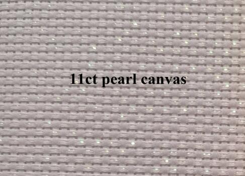 Aida cloth 11ct 11st 14ct 14ST pearl white light p... – Grandado