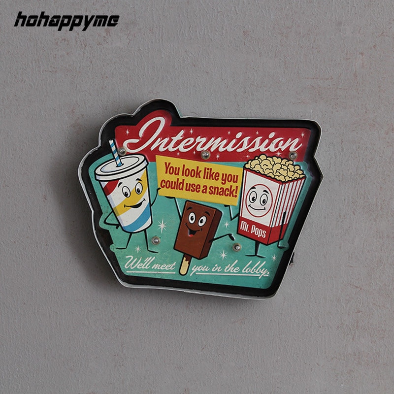 Intermission Snack LED Signs Coke Popcorn Shopping... – Vicedeal