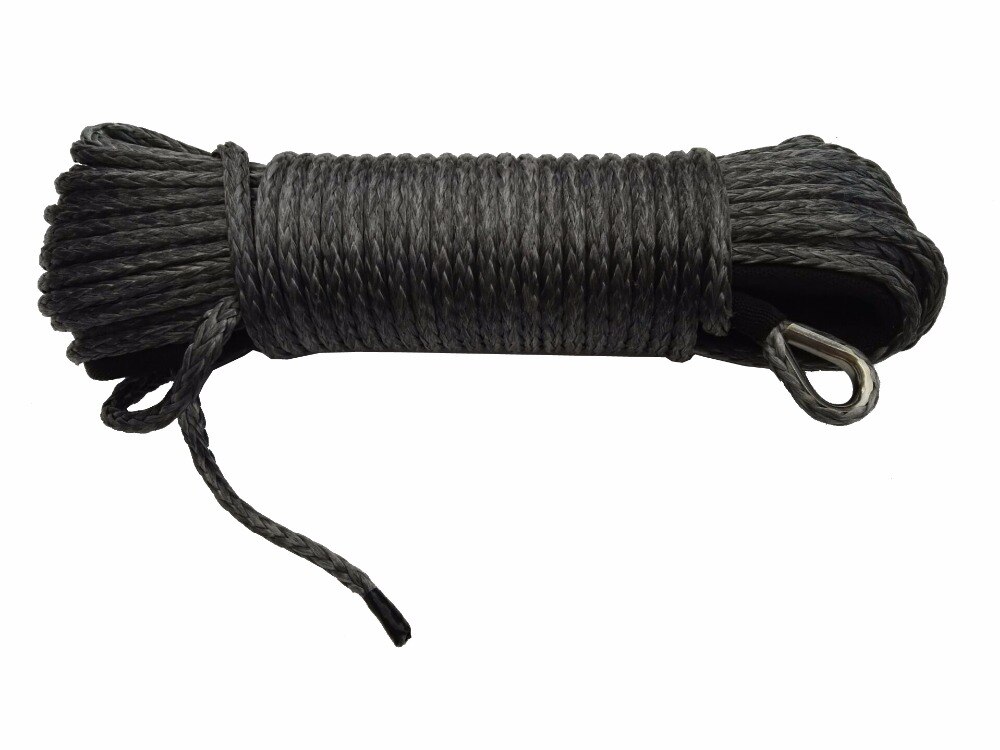 Grey 1/4"*100ft Replacement Synthetic Rope for Win... – Grandado