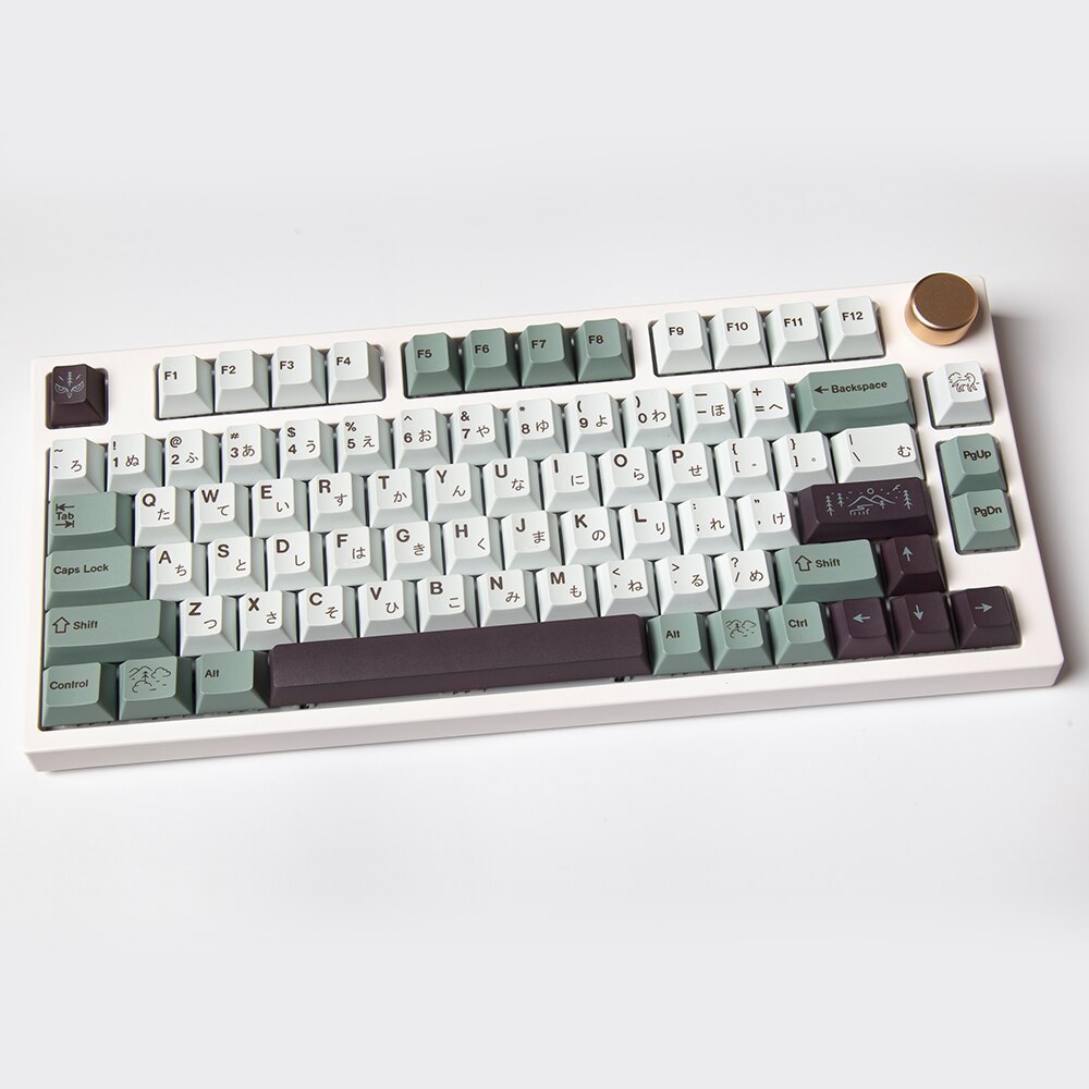 141 Keys GMK Clone November Fog Dye Sub Keycaps Ch... – Grandado