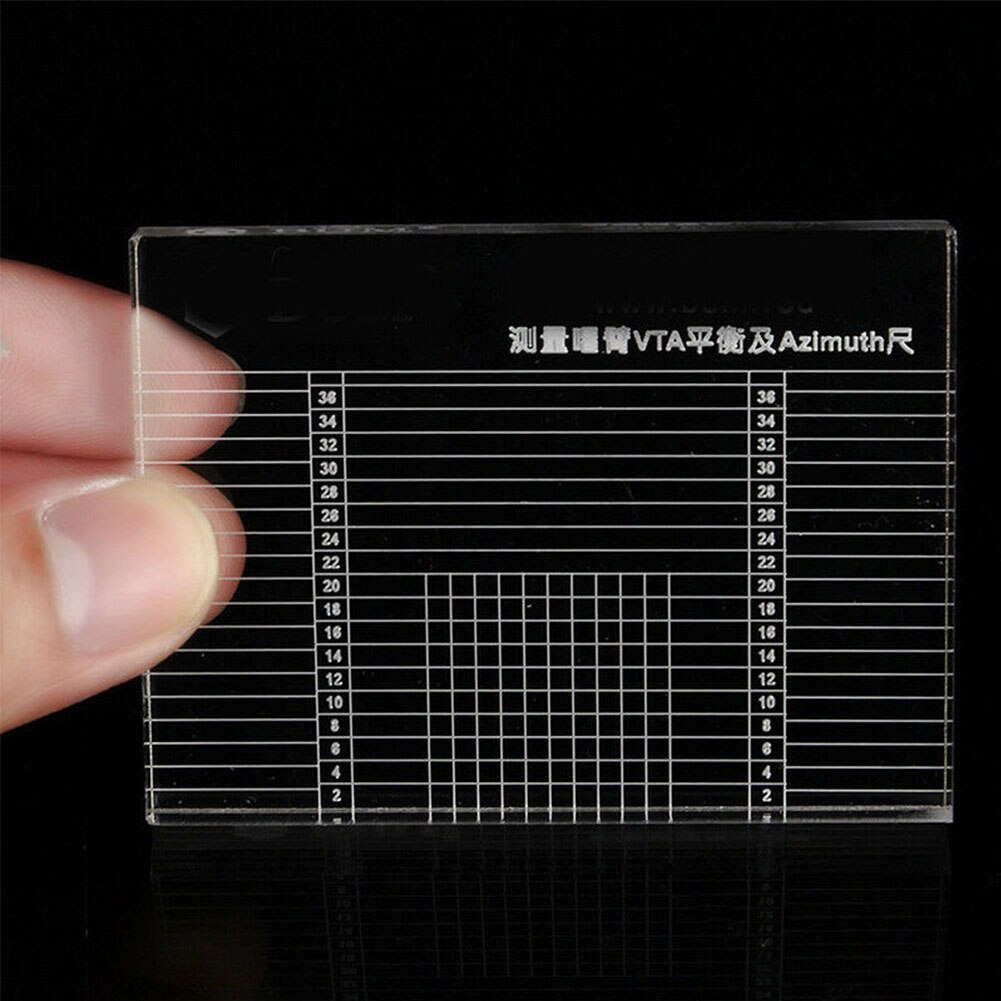 Headshell Clear Vinyl Record Player Azimuth Ruler ... – Grandado