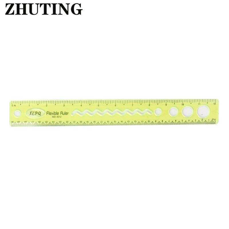 30cm Soft Flexible Ruler Multicolor Measure Straig... – Grandado