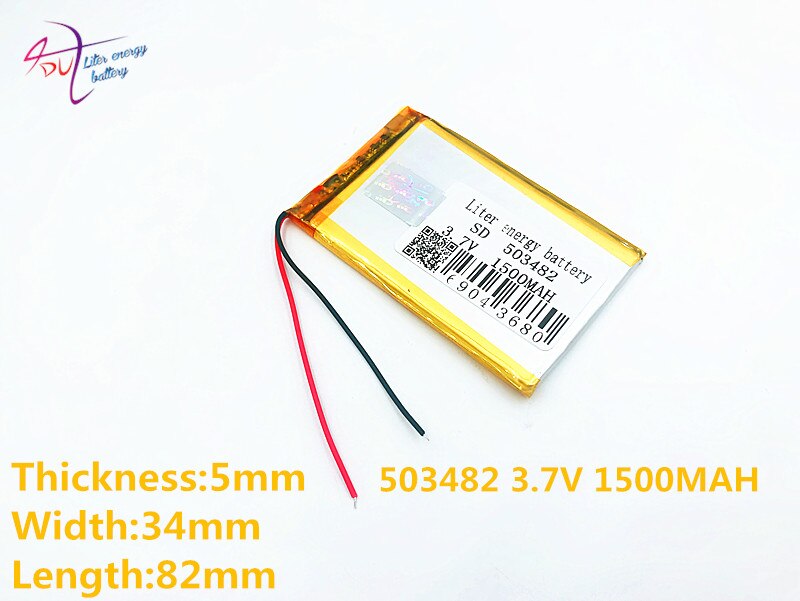 503482 503580 Liter Energy Battery 1500mah Polymer... – Vicedeal