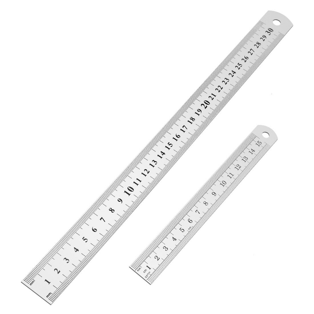 PPYY -Stainless Steel Ruler 12 Inch + 6 Inch Metal... – Vicedeal