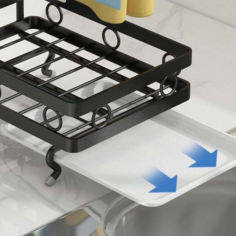 Kitchen Storage Stand Sink Rag Sponge Drainer Rack... – Grandado
