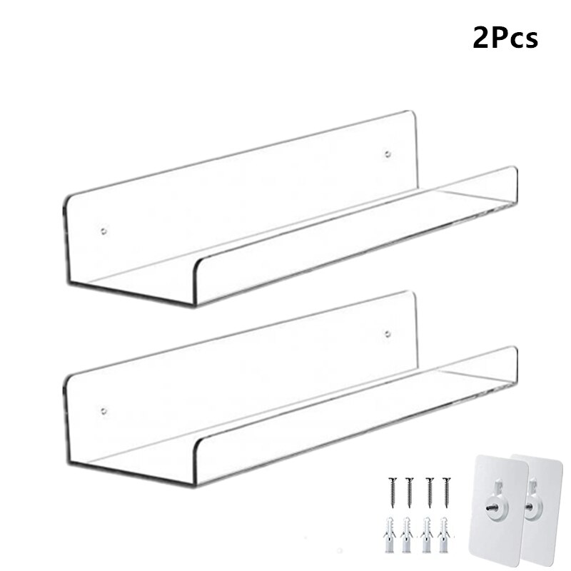 2/3/4Pcs Clear Home Office Book Storage Rack Acryl... – Vicedeal