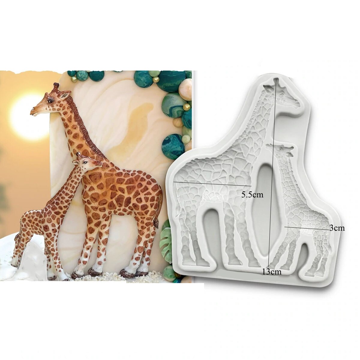 Animal silicone mold fondant mold cake decorating ... – Grandado