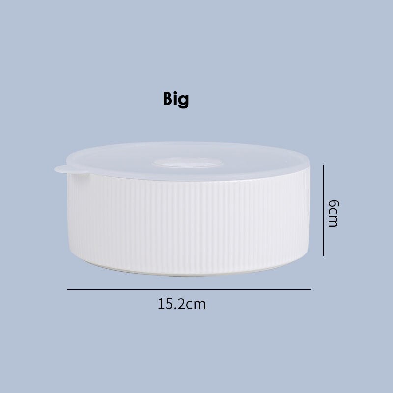 Nordic Round Ceramic Bowls with Sealed Vented Lid ... – Vicedeal