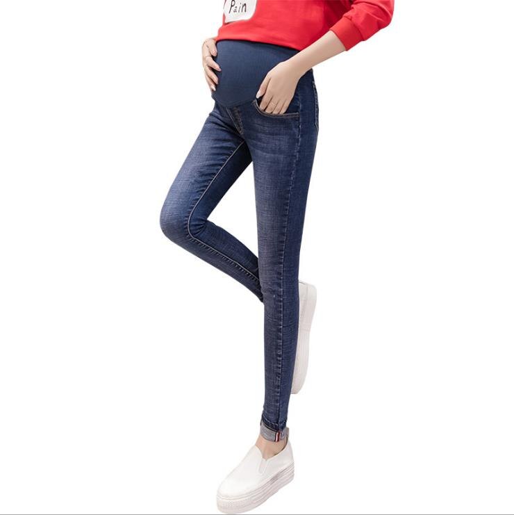 Maternity jeans cotton elastic waist jeans for pre... – Grandado