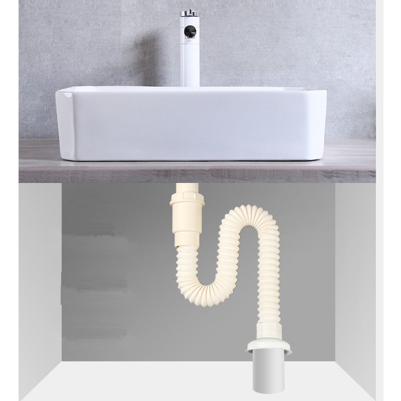 Plumbing Hose 80cm Kitchen plastic Flexible Retrac... – Grandado