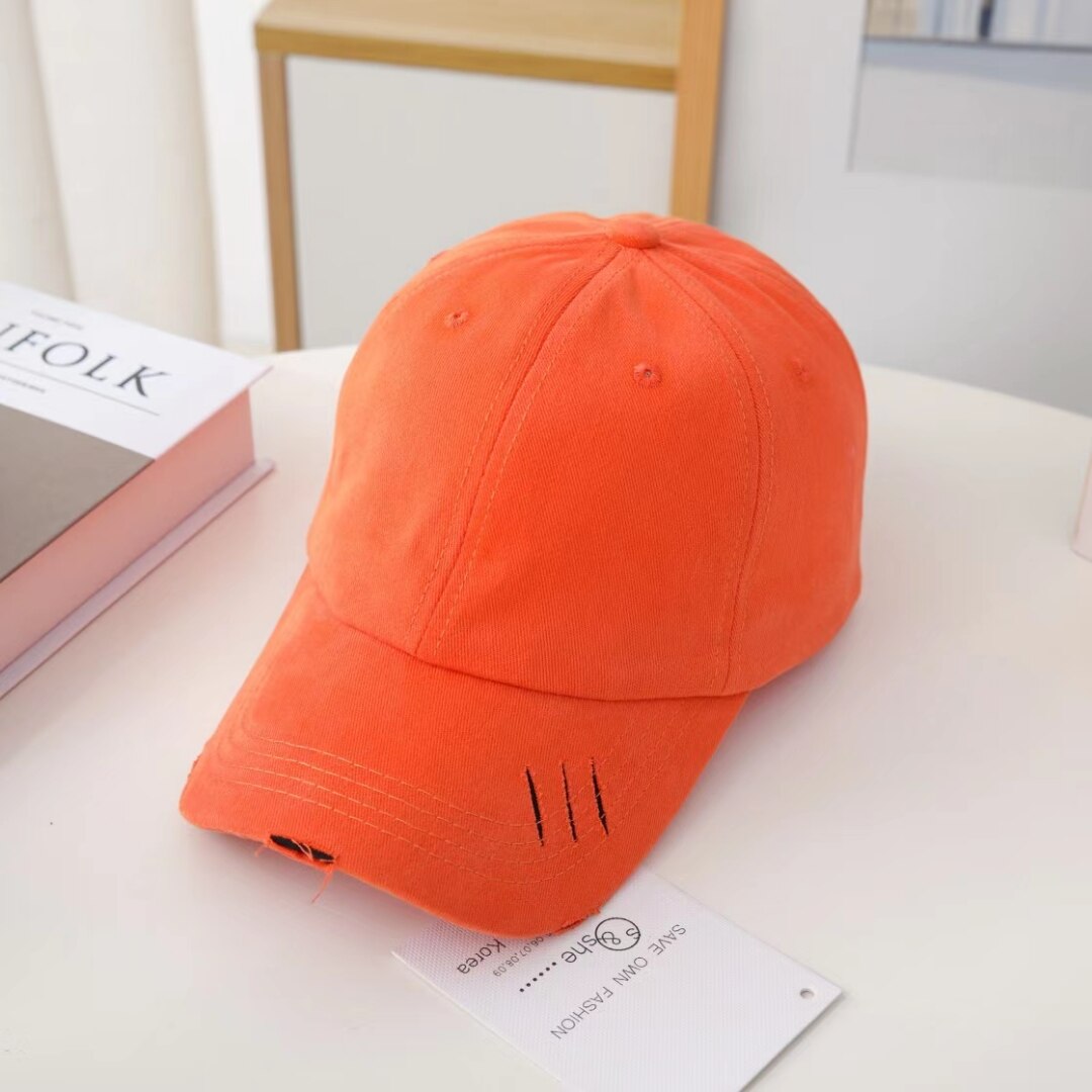 Baseball Caps Voor Mannen Vrouwen Solid Katoen Zon... – Grandado