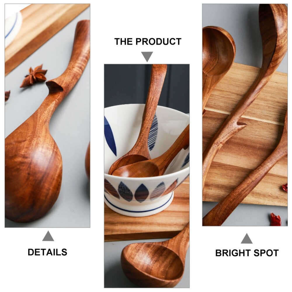 Houten Soeplepel Lichtgewicht Pap Lepel Tafel Gebr... – Vicedeal